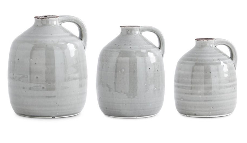 Gray Jug with Handles - 3 Sizes – Sarah Grover Home