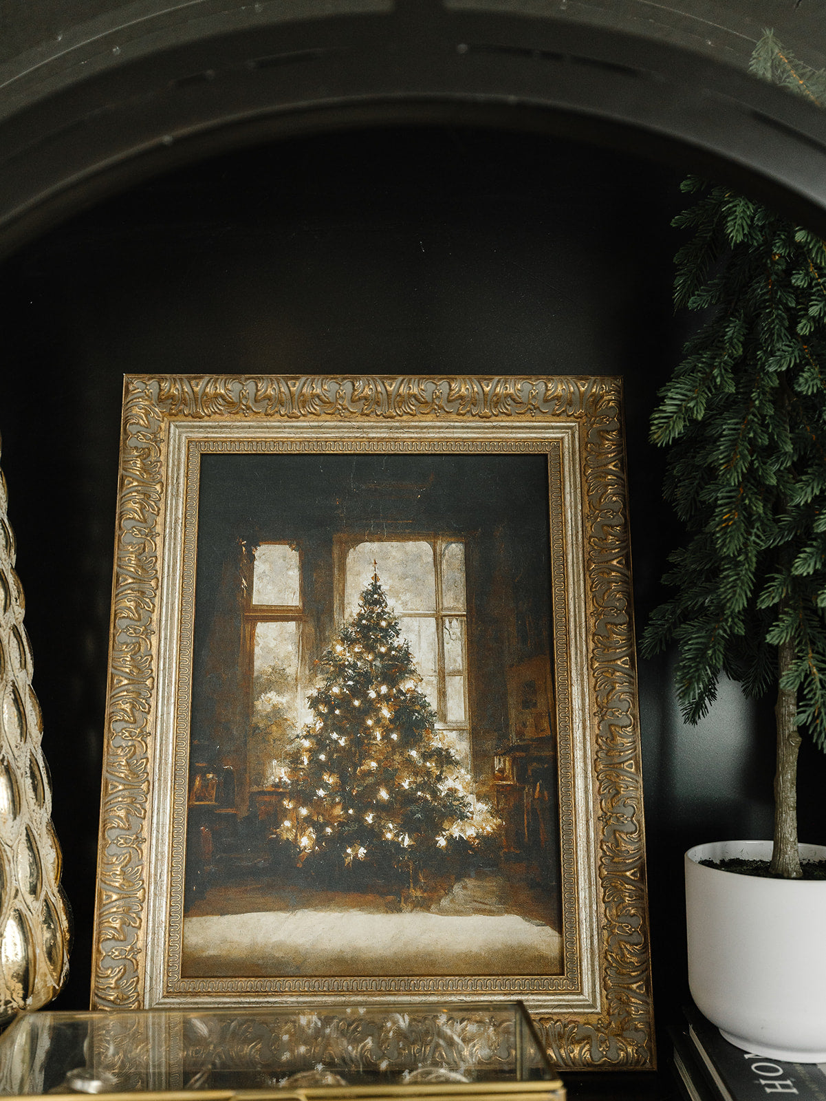 Glowing Christmas Tree Framed Art - 3 Sizes – Sarah Grover Home